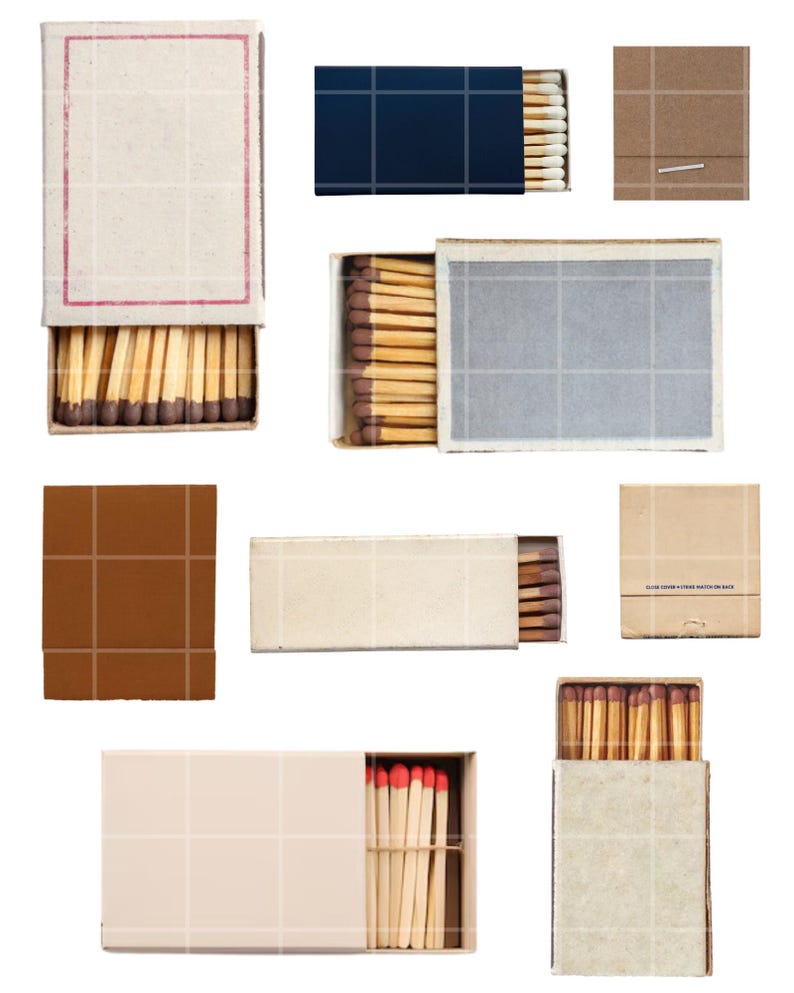 Customizable Matchbox Template - Etsy