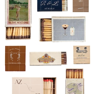 Customizable Matchbox Template - Etsy