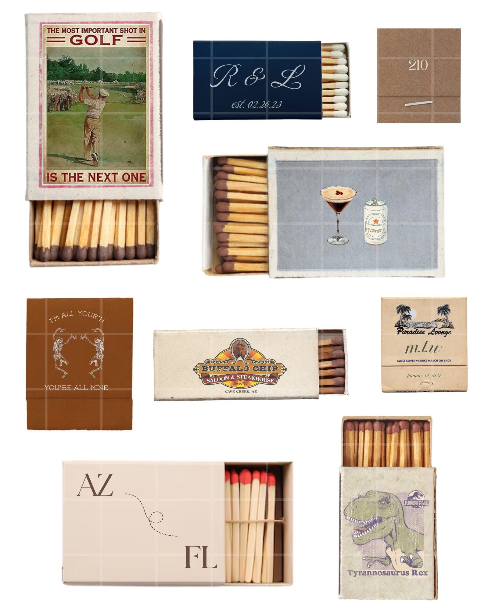 Customizable Matchbox Template - Etsy