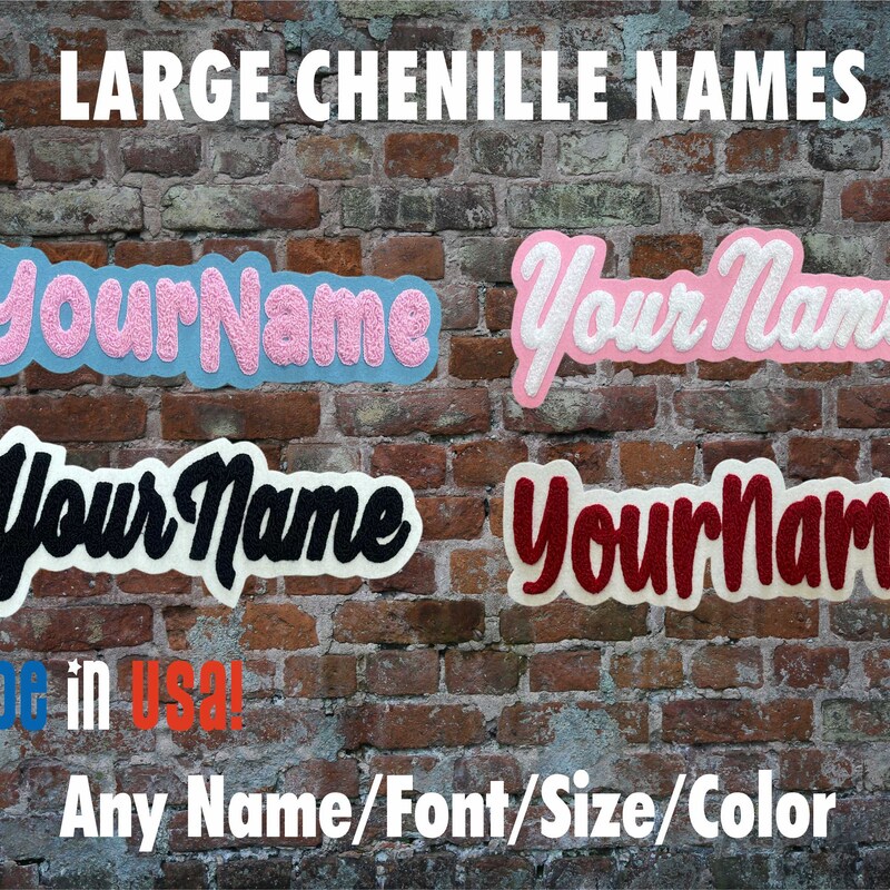 Chenille Patches - Etsy