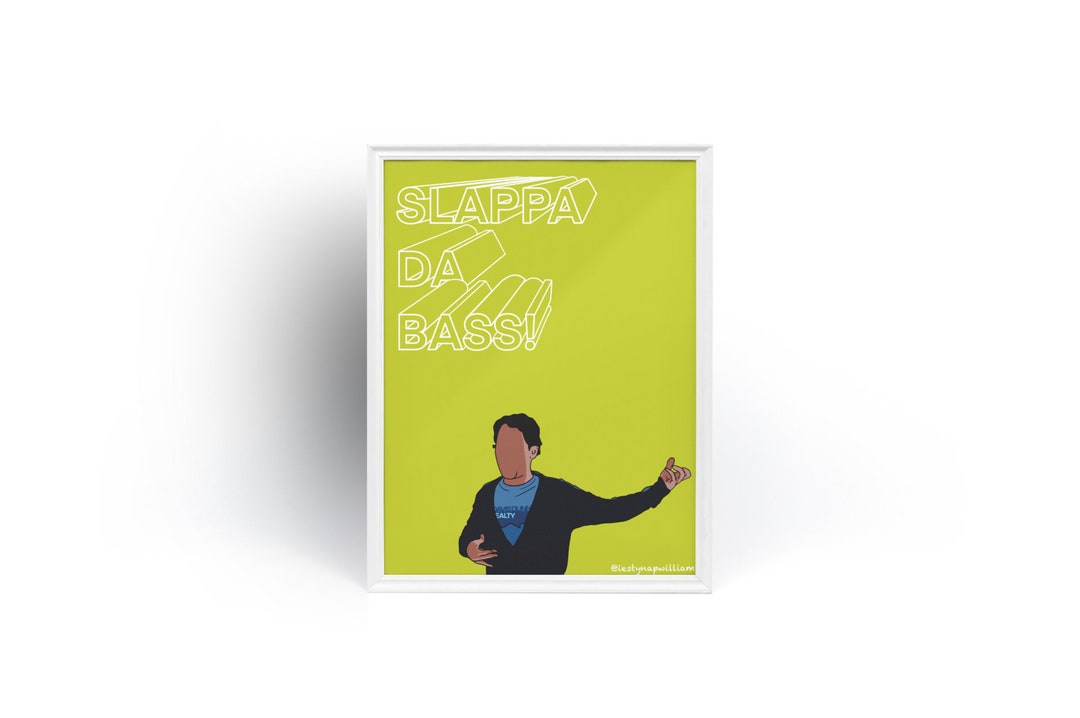 Paul Rudd "slappa Da Bass" Poster Print - Etsy Australia