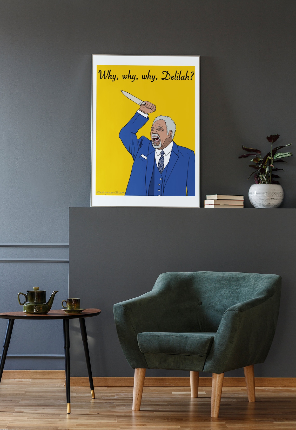 Why, Why, Why Delilah Poster Print - Etsy