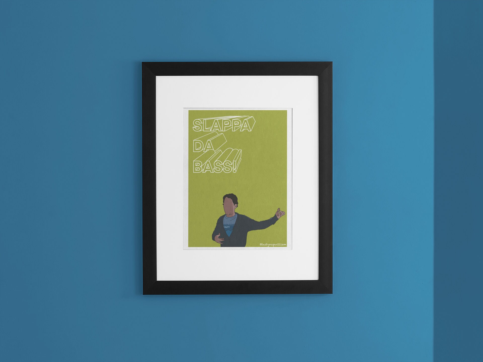 Paul Rudd slappa Da Bass Poster Print - Etsy Australia