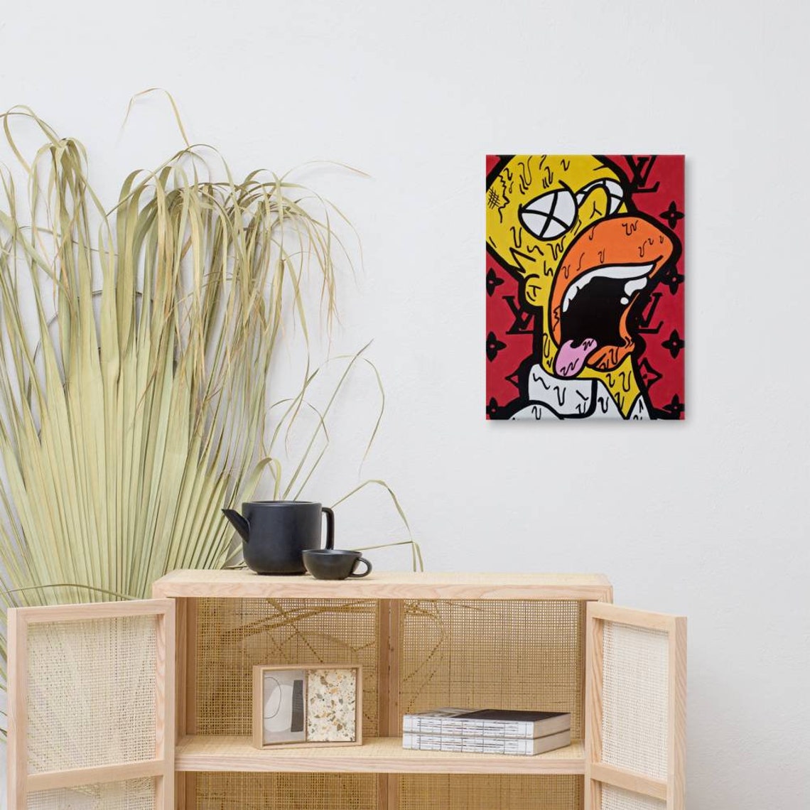 Homer Simpson Pop Art,simpson's Art,pop Art Collection,hand-painted Art ...