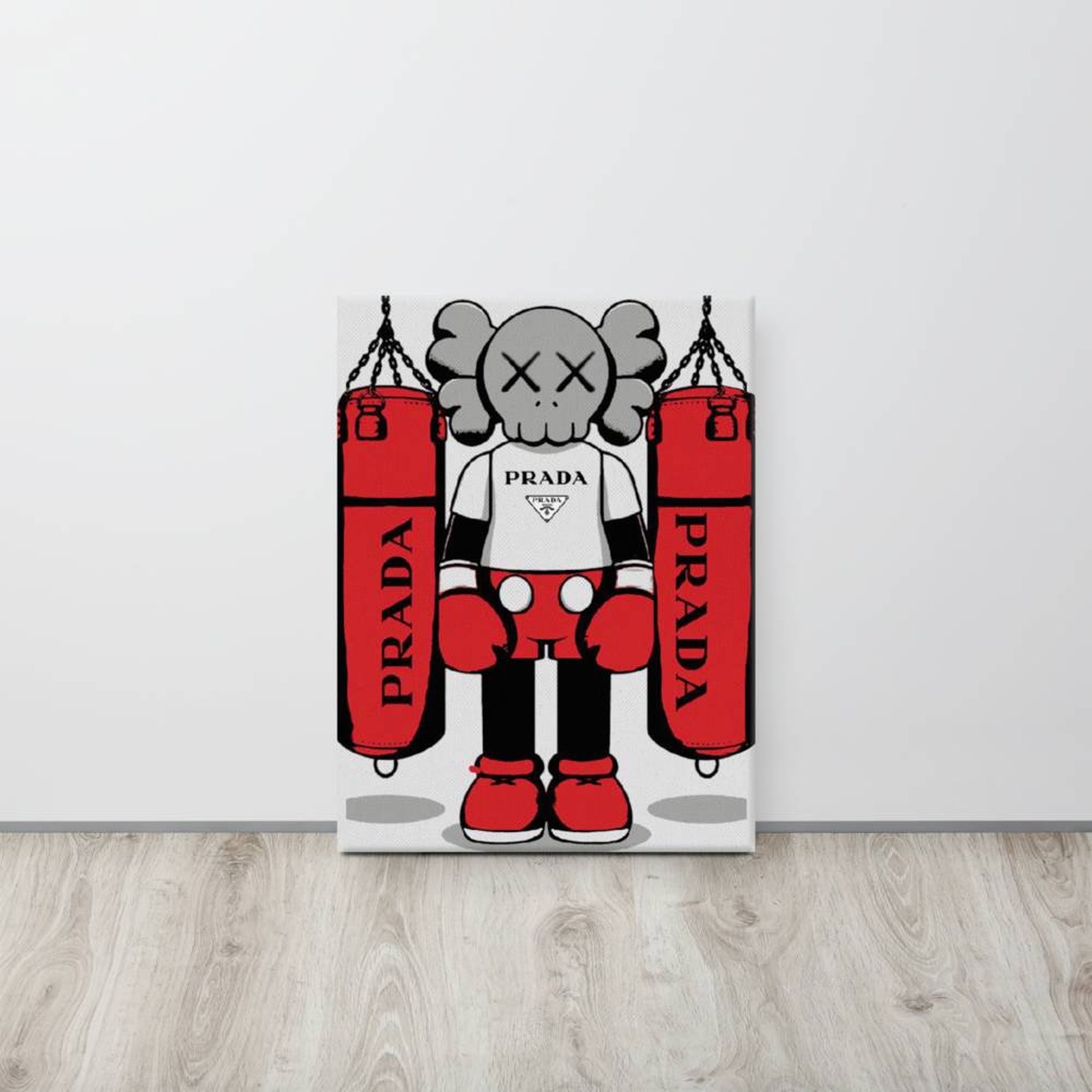 KAWS Inspired Artpainting on Canvascanvas Artwall Art | Etsy