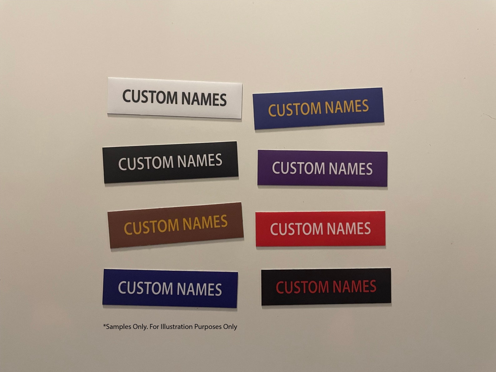Custom Name Magnets for Coaches Boards in Your Team’s Colours - 30 Pack ...