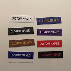Custom Name Magnets for Coaches Boards in Your Team’s Colours - 30 Pack ...