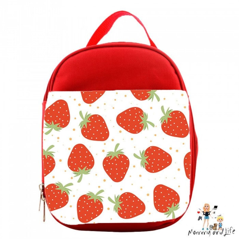 Strawberry School Bag - Etsy