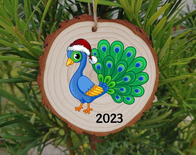 80MM Glass Peacock Ball, Finial and Onion Ornaments, Christmas Tree ...