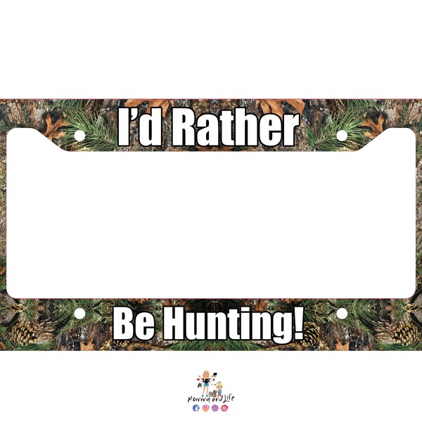 Hunting License Plate Frame - Etsy