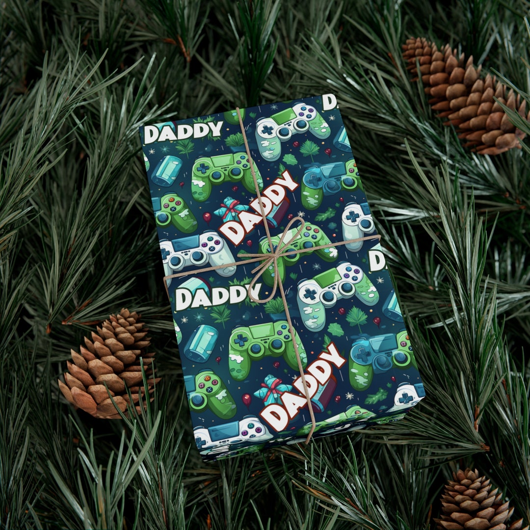 Custom Gamer Wrapping Paper/ Birthday Gift Wrap/ Gamer Wrapping Paper ...