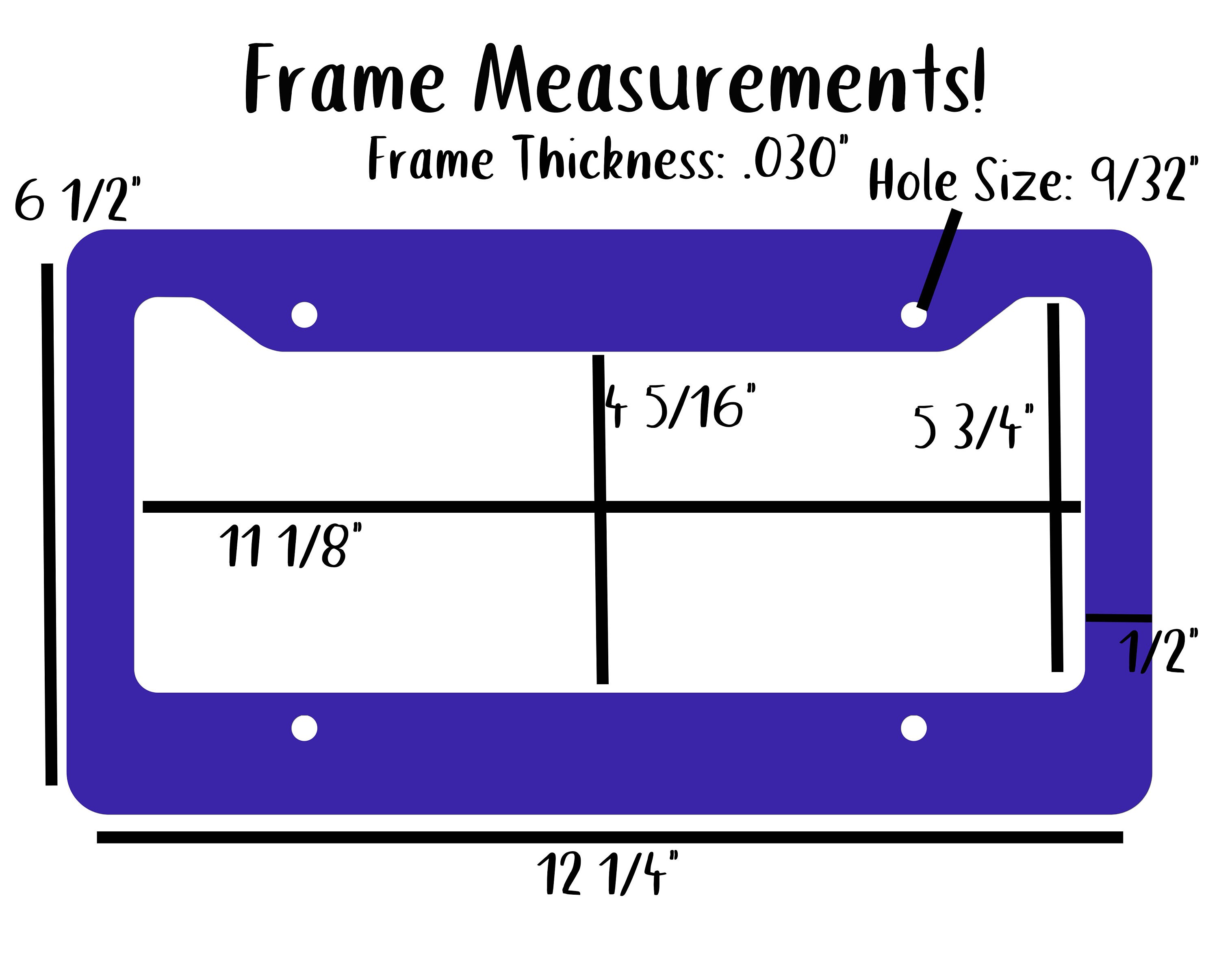License Plate Frames/ Villain License Plate Frame/ Custom | Etsy