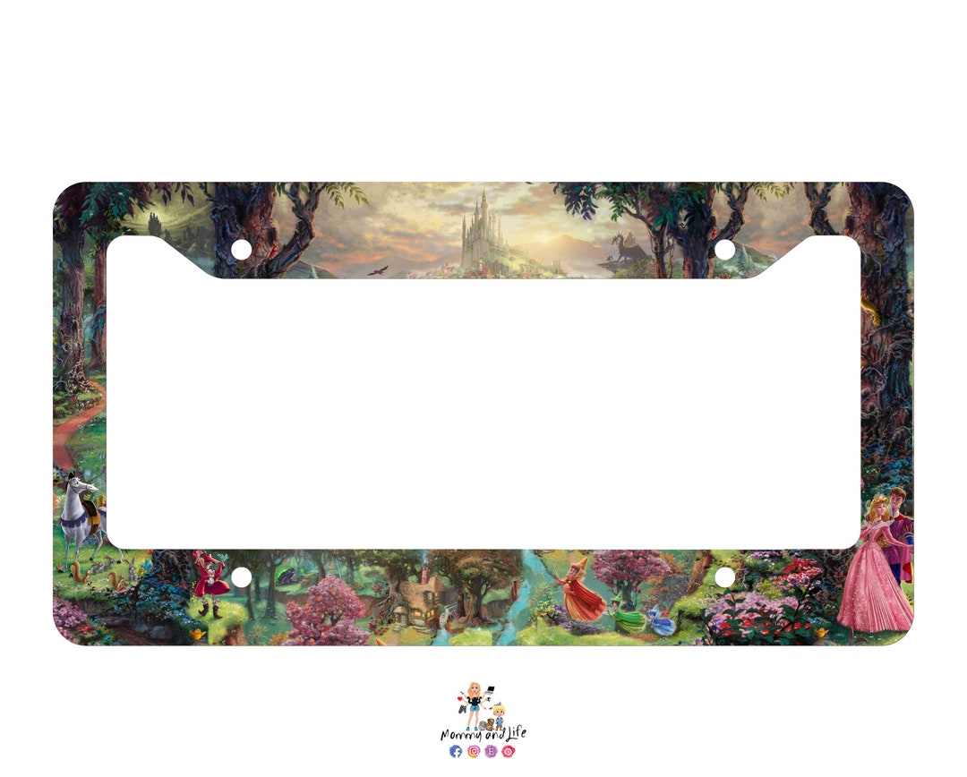 License Plate Frames/ Princess License Plate Frame/ Custom License ...