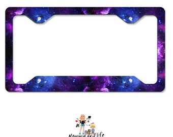 Galaxy License Plate - Etsy