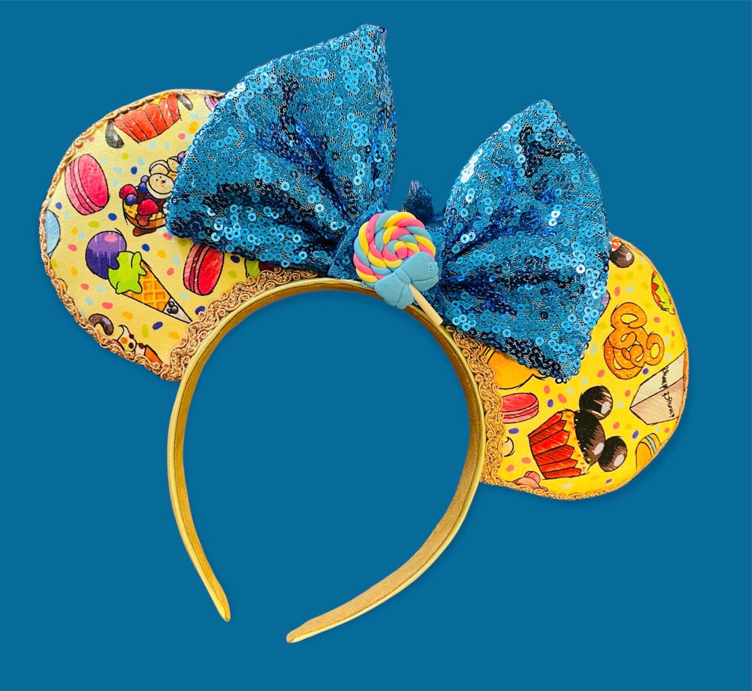 Mickey Snacks Park Inspired Ears Headband - Etsy