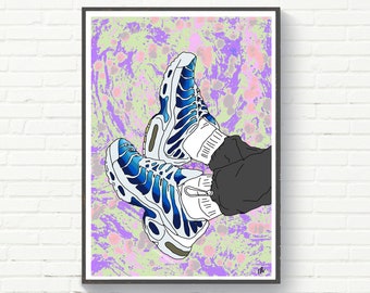 Nike Tn Print | Etsy