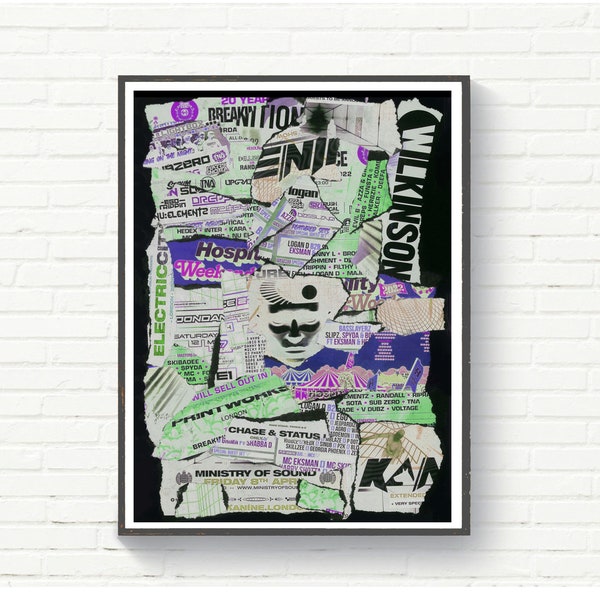 Rave Wall Art - Etsy UK