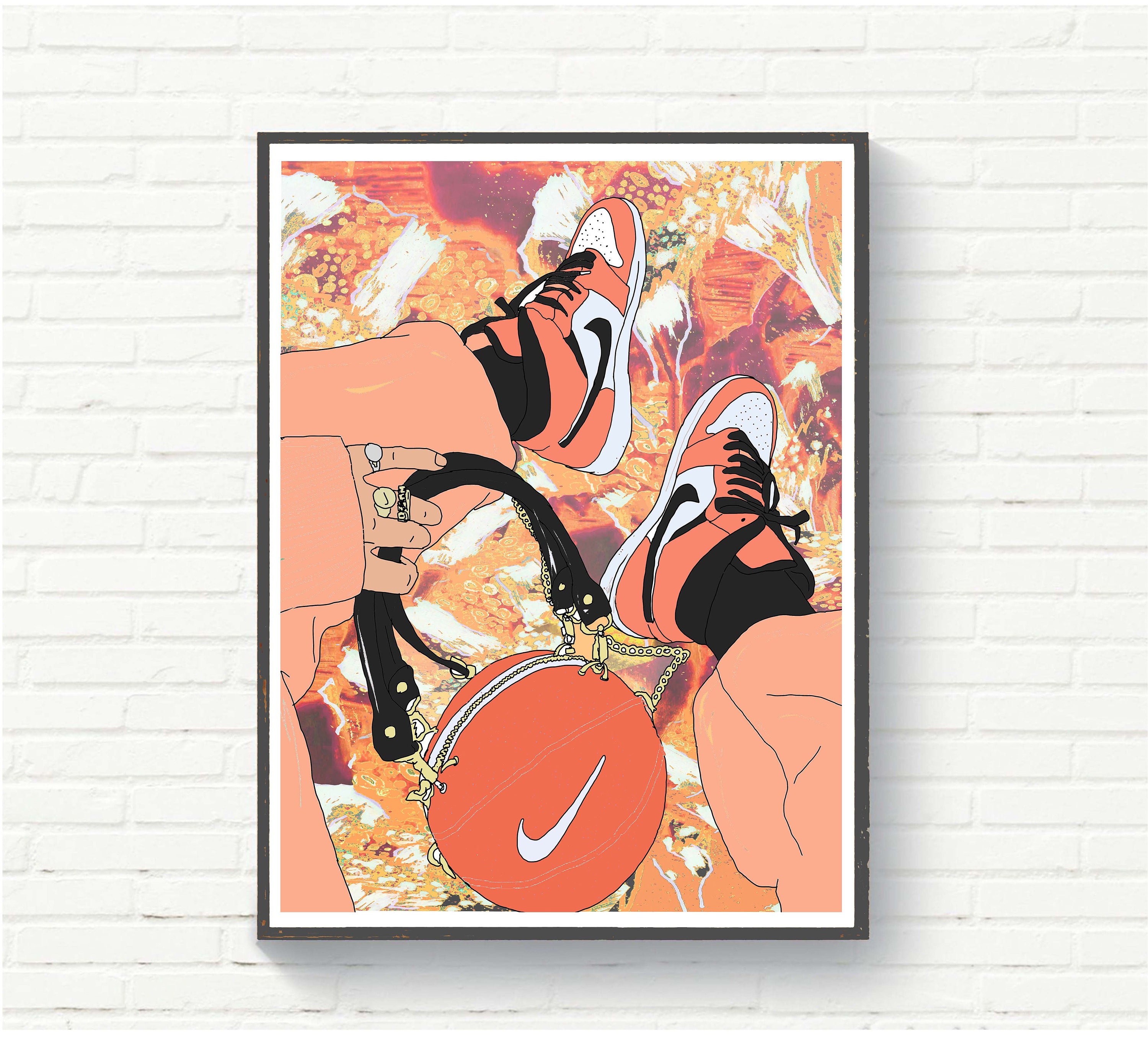 Print , Nike Jordan Print in New Colours - Etsy