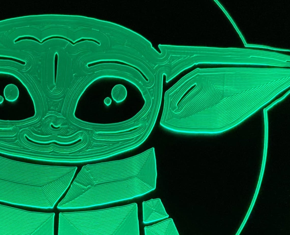 LED Acrylic Character Lights | Etsy