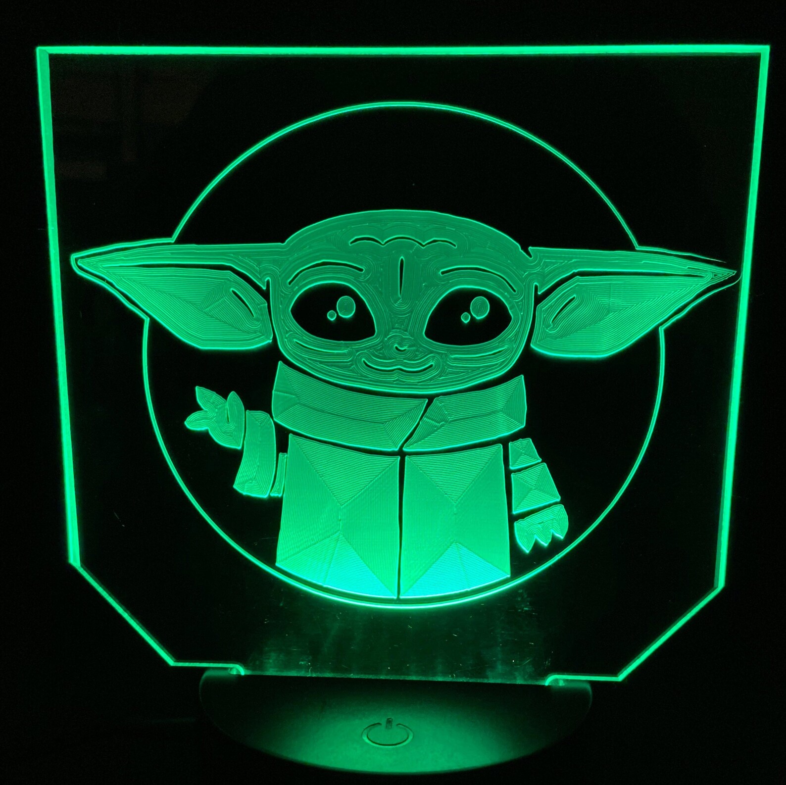 LED Acrylic Character Lights | Etsy