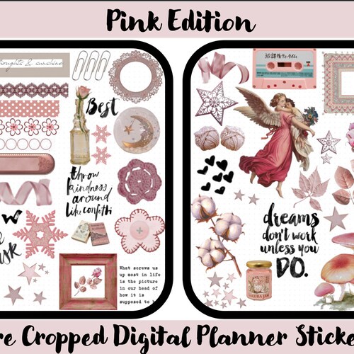 Distressed Pink Writing Paper Notebook Digital Paper Grunge | Etsy