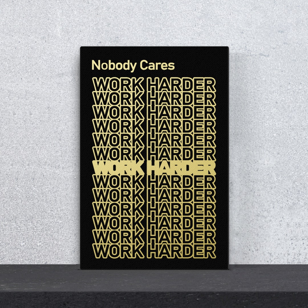 Work Harder, Motivational Poster, Success Print, Bet on Yourself ...
