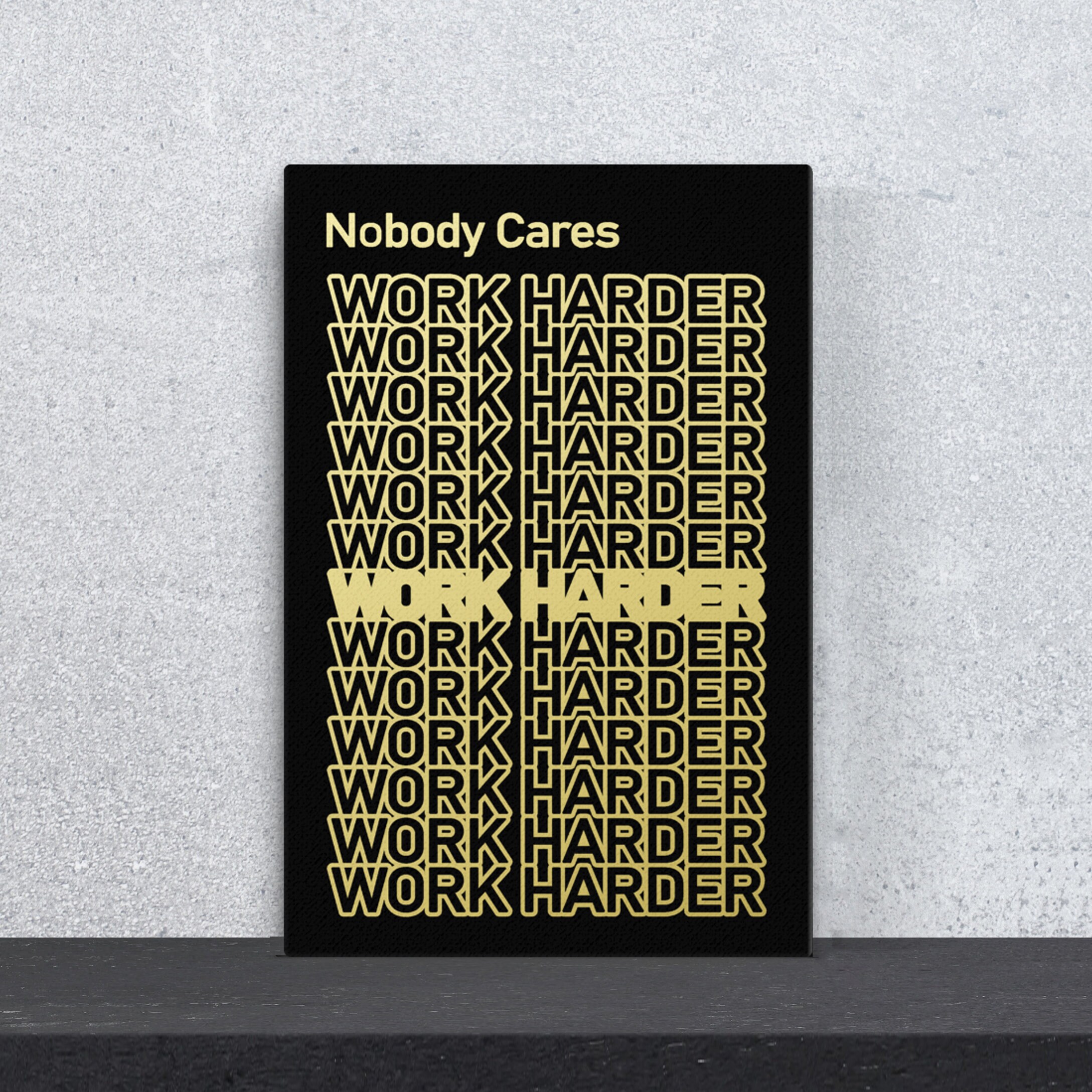 Work Harder, Motivational Poster, Success Print, Bet on Yourself ...