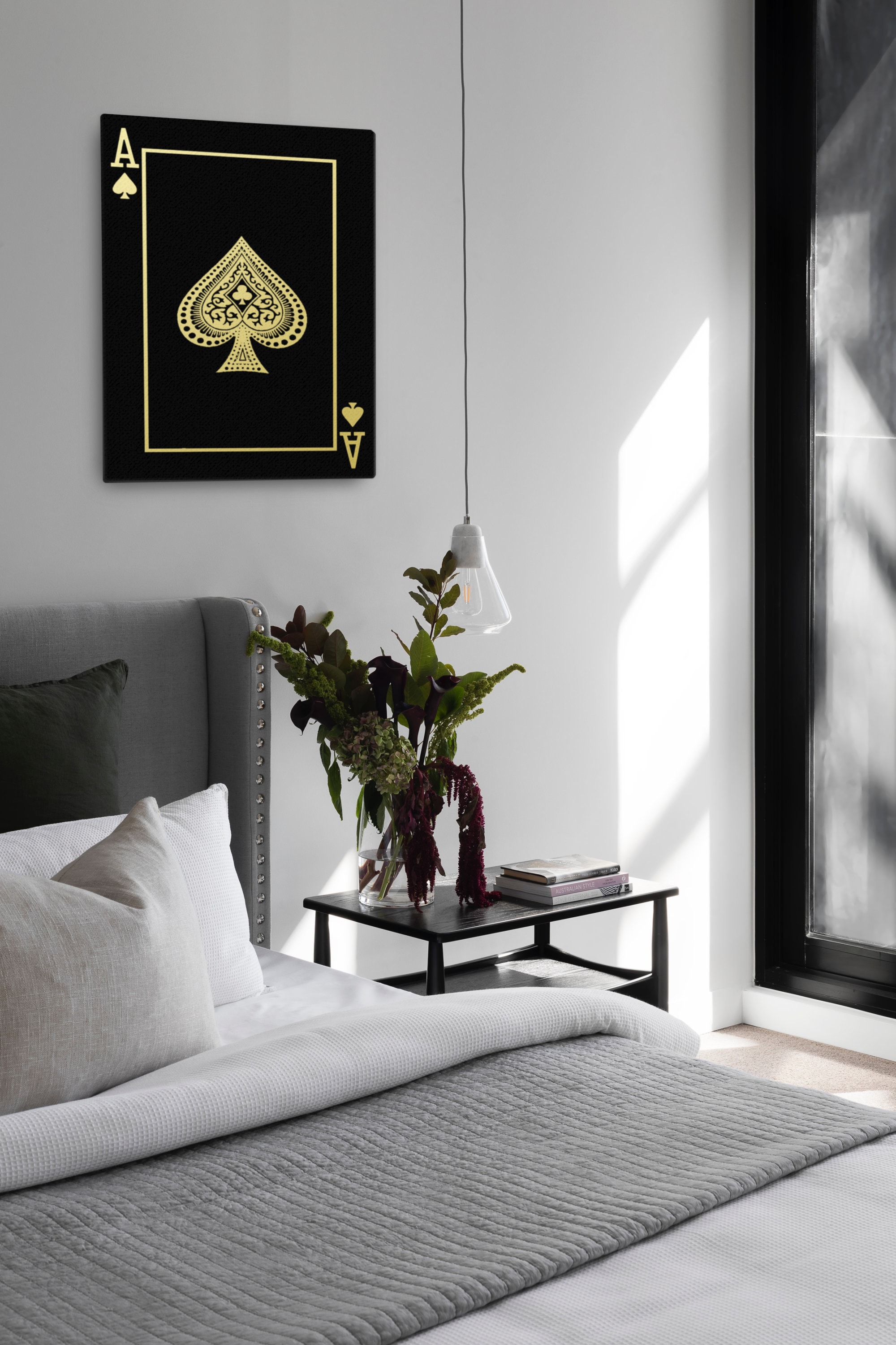 Ace Playing Card Motivational Poster Success Canvas Print - Etsy