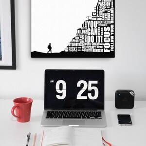 Mountain to Success, Motivational Poster, Success Canvas Print ...