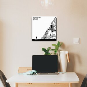 Mountain to Success, Motivational Poster, Success Canvas Print ...