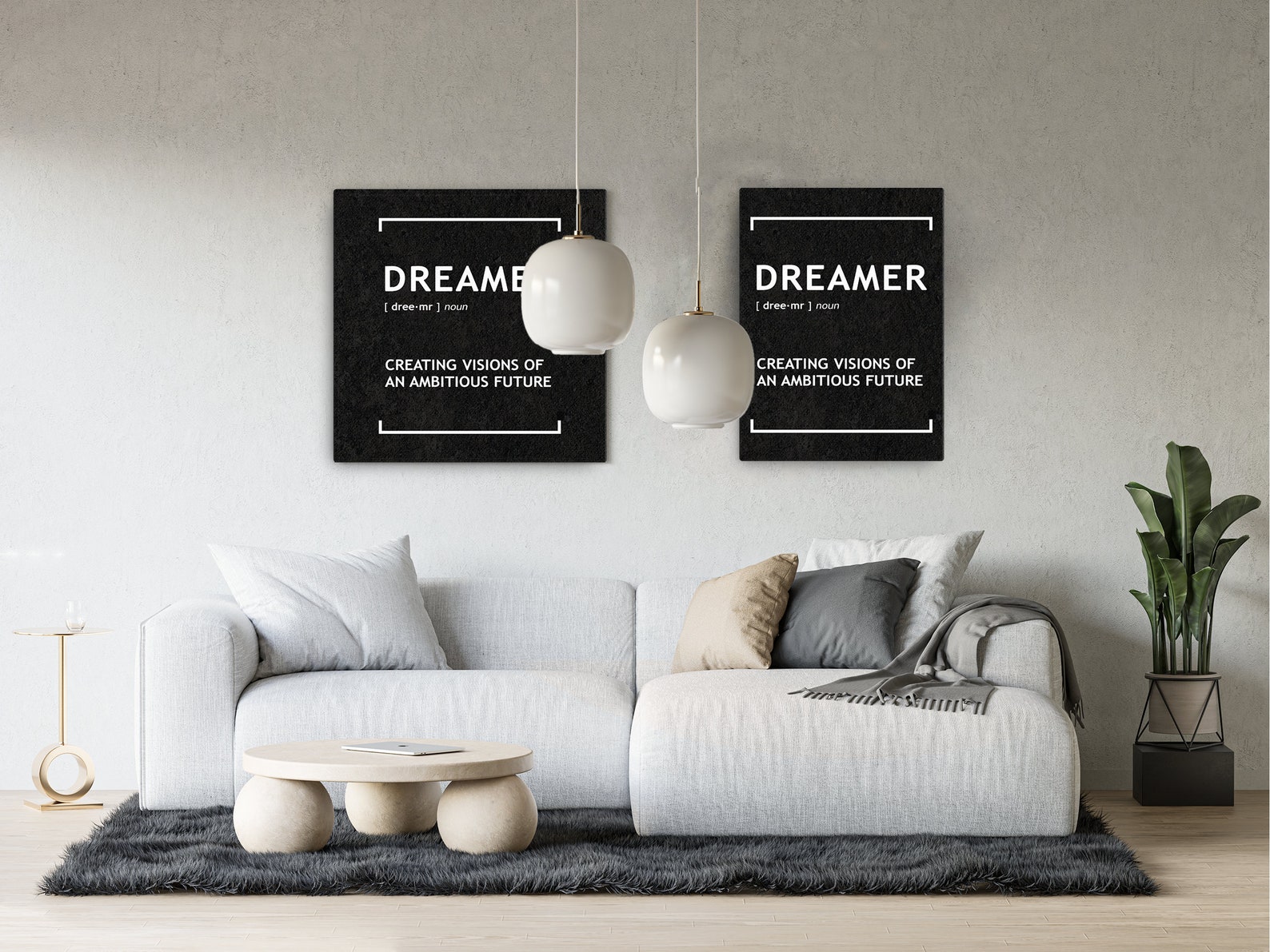 Dreamer Definition Wall Art Motivation Canvas Print / Poster / Office ...