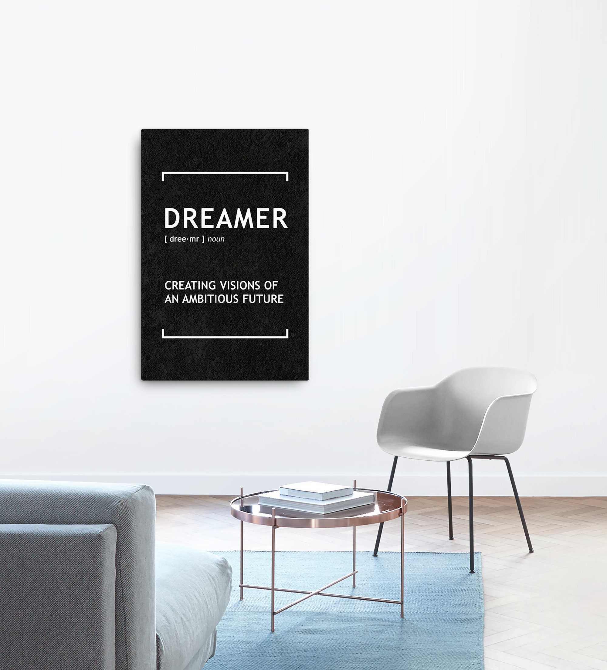 Dreamer Definition Wall Art Motivation Canvas Print / Poster / Office ...
