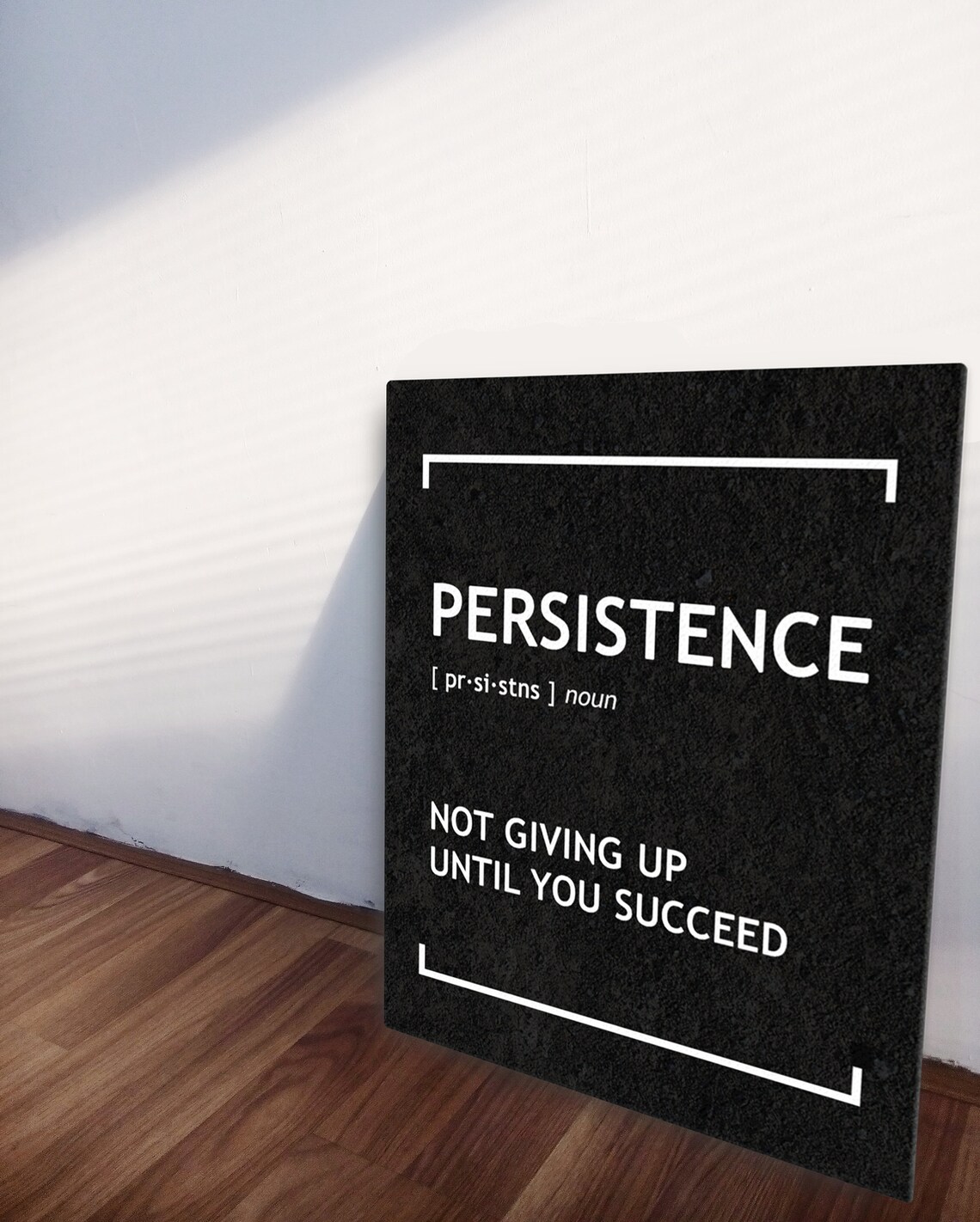 Persistence Definition Wall Art Motivation Canvas Print / | Etsy