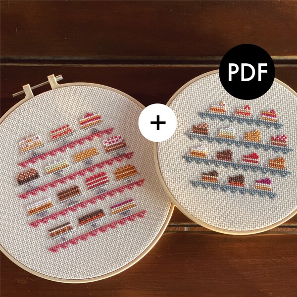 Cake Cross Stitch - Etsy