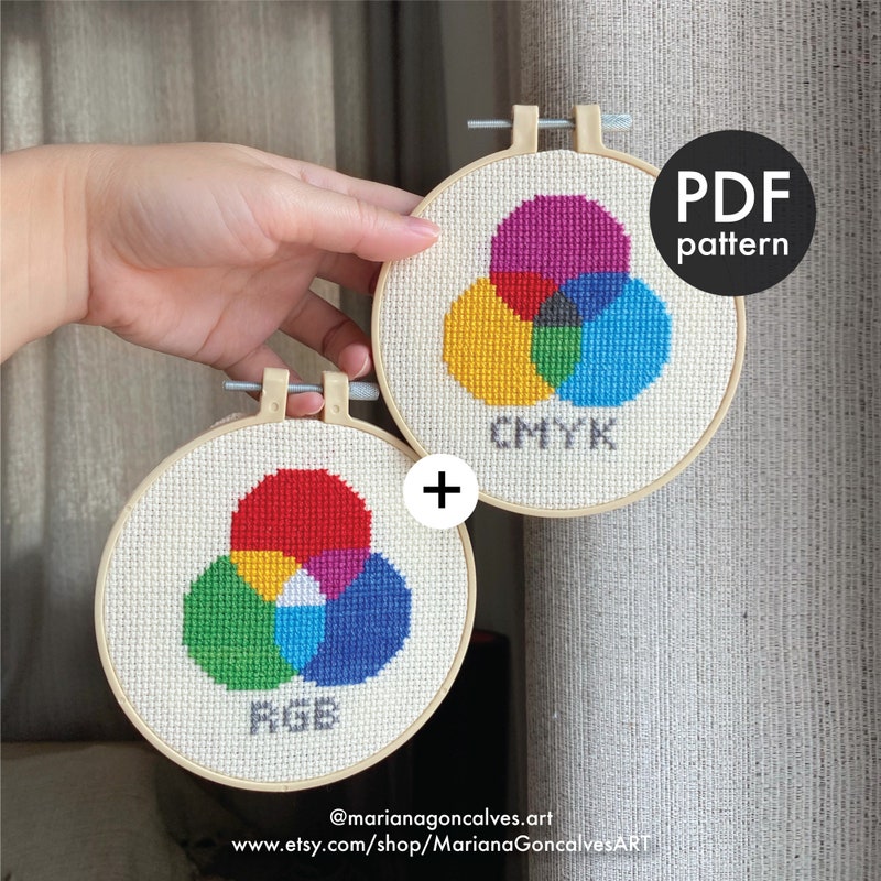 Rgb Cross Stitch Patterns - Etsy