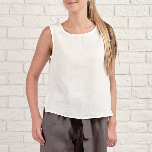 Knit Linen Top - Etsy