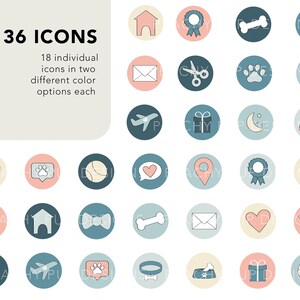 Dog Instagram Story Highlight Icons, Bright Instagram Highlight Covers ...