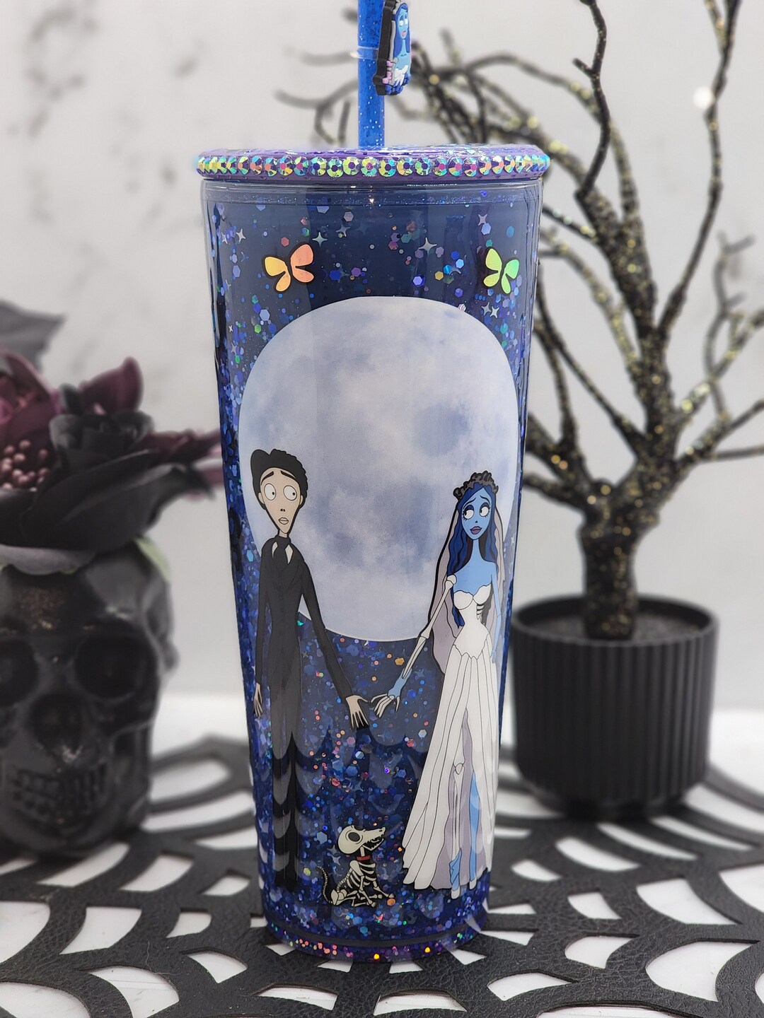Corpse Bride Snowglobe Tumbler - Etsy