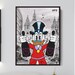 Scrooge Mcduck (canvas) Alec Monopoly Gifts for Him Money Art London ...