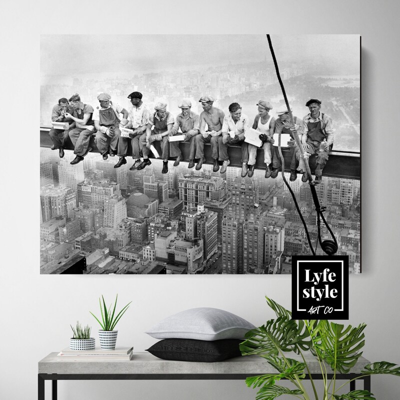 Lunch Atop a Skyscraper - Etsy