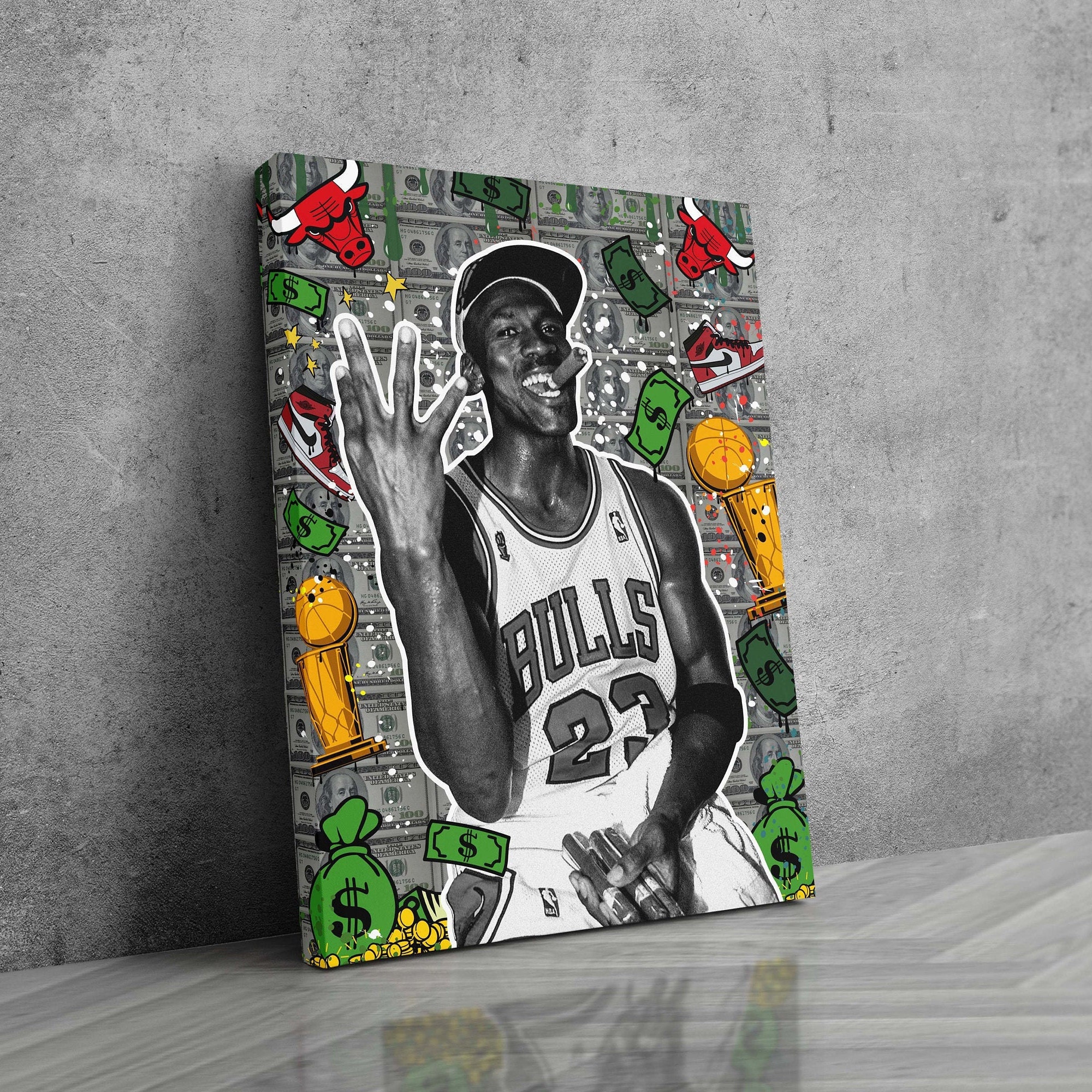 Jordan Canvas Print - Etsy UK