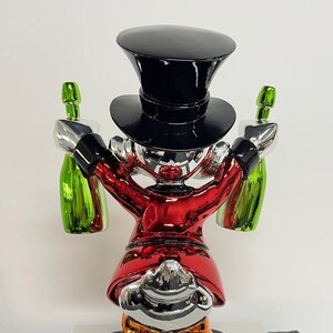 Custom Red Scrooge Mcduck sculpture Pop Art Gold Statue Alec Monopoly ...