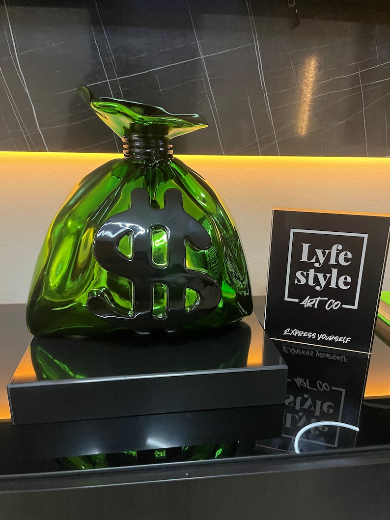 Custom Money Bag (sculpture) Pop Art Statue Alec Monopoly Inspired ...