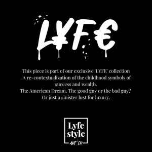 Custom Sculpture Pop Art Gold Statue Alec Monopoly Inspired Bear Brick ...