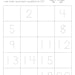 Missing Numbers Chart 1-20 Worksheets Ocean Theme - Etsy