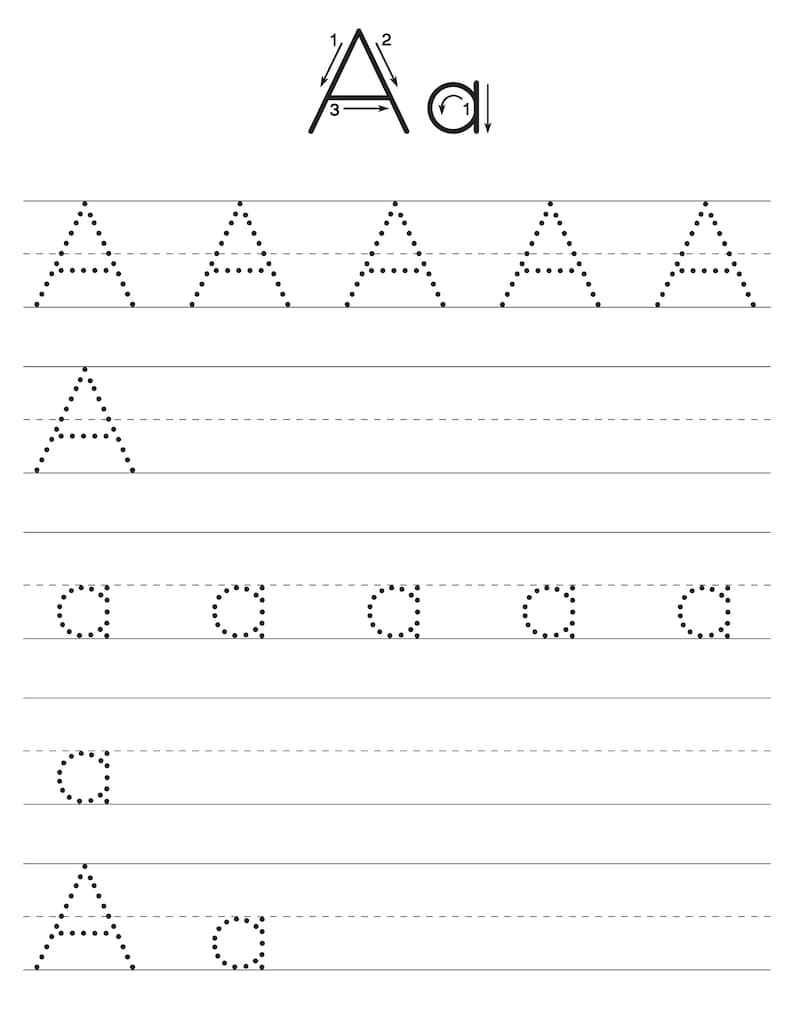 Tracing and Writing Alphabet Letters - Uppercase & Lowercase ...