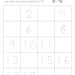 Missing Numbers Chart 1-20 Worksheets Ocean Theme - Etsy