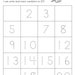 Missing Numbers Chart 1-20 Worksheets Ocean Theme - Etsy