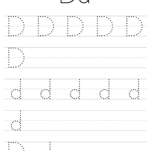 Tracing and Writing Alphabet Letters - Uppercase & Lowercase ...