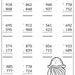 3 Digit Addition and Subtraction Worksheets - SET3 Ocean Theme Math ...